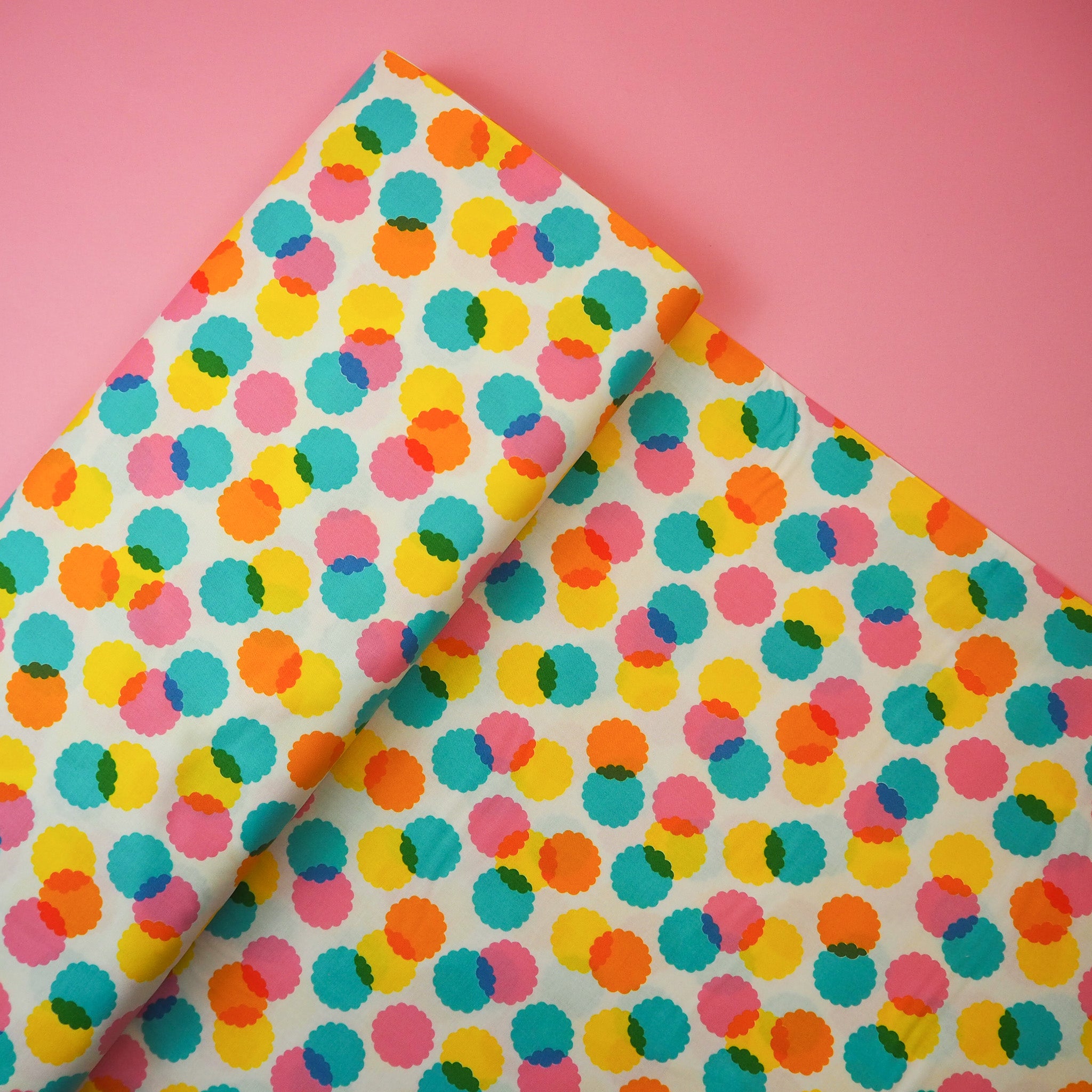 Eye Candy Puffs Natural - Cotton – Grid Fabrics