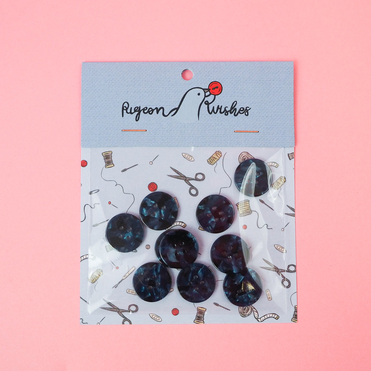 Nightshade 20mm Buttons – Grid Fabrics