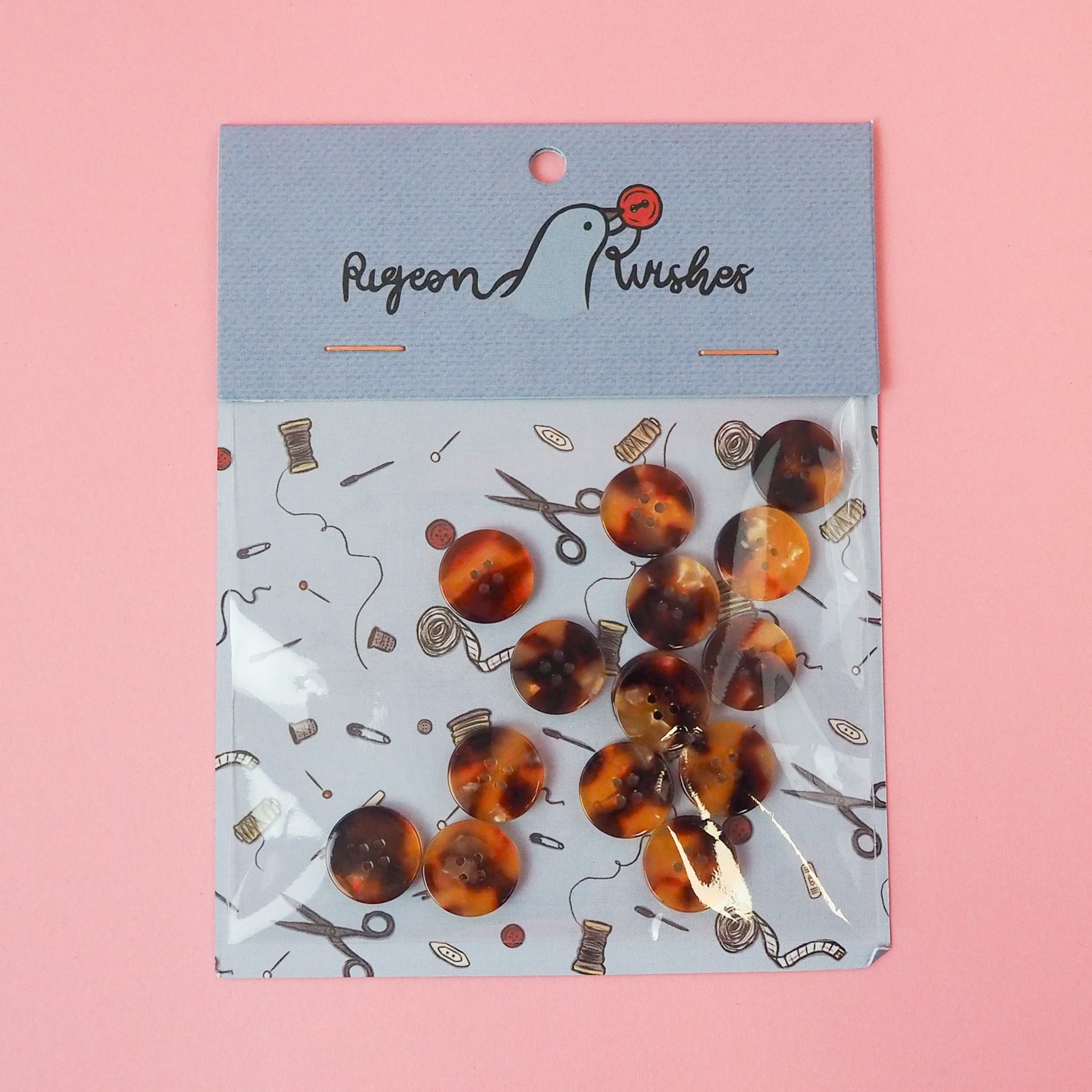 Solstice 15mm Buttons – Grid Fabrics