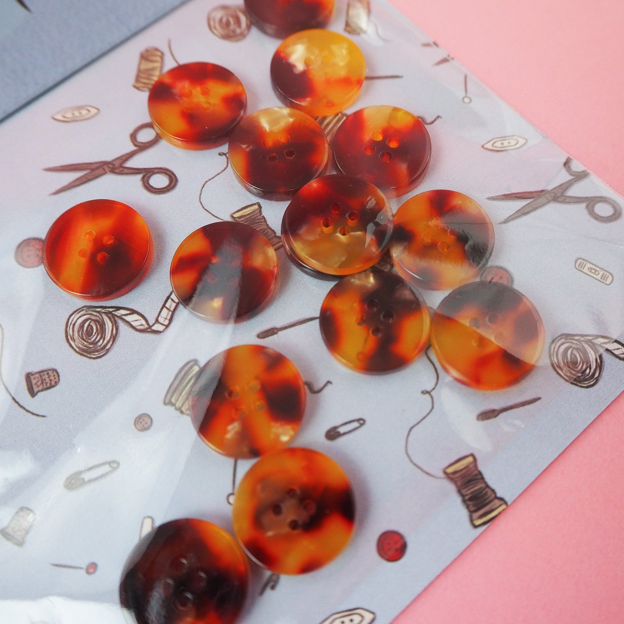 Solstice 15mm Buttons – Grid Fabrics