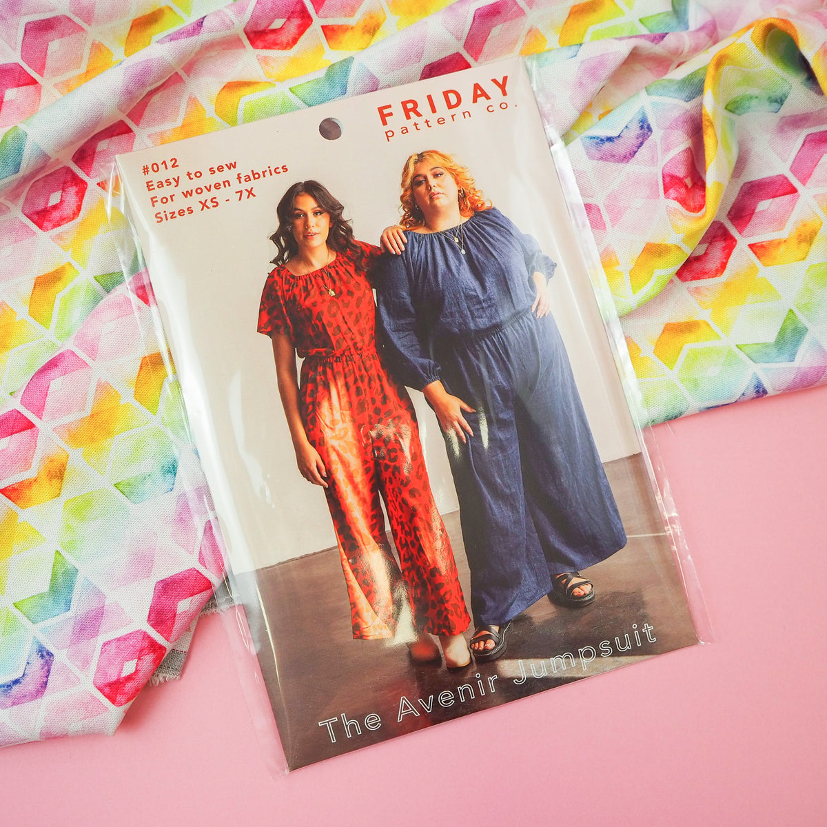 Avenir Jumpsuit Paper Pattern - Friday Pattern Company – Grid Fabrics