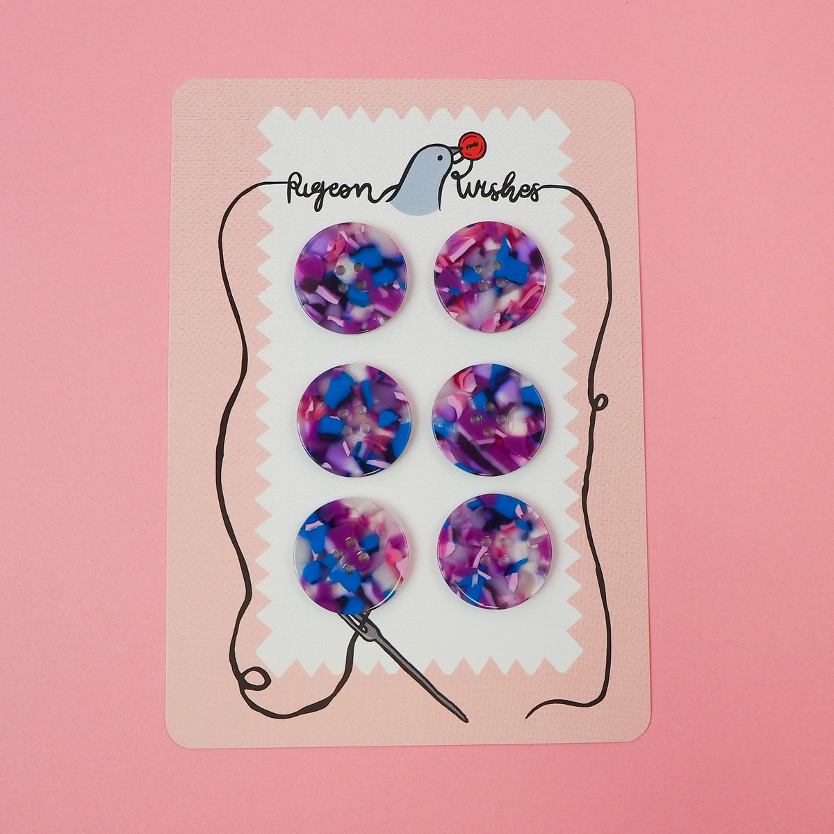 Lucid 25mm Buttons – Grid Fabrics