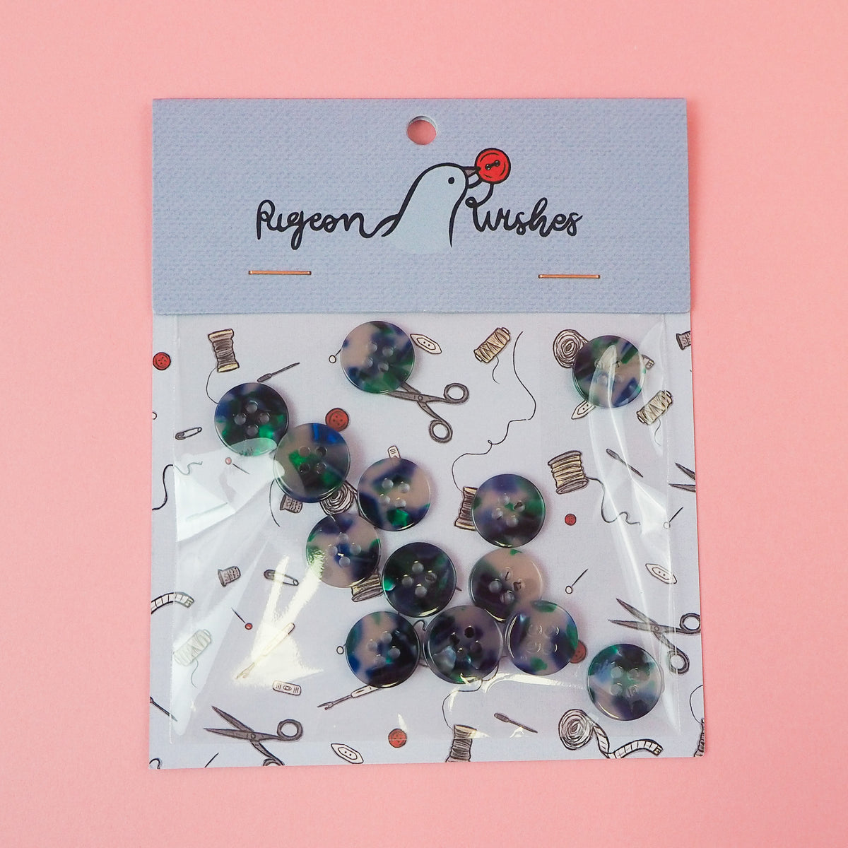 Sublime 15mm Buttons – Grid Fabrics