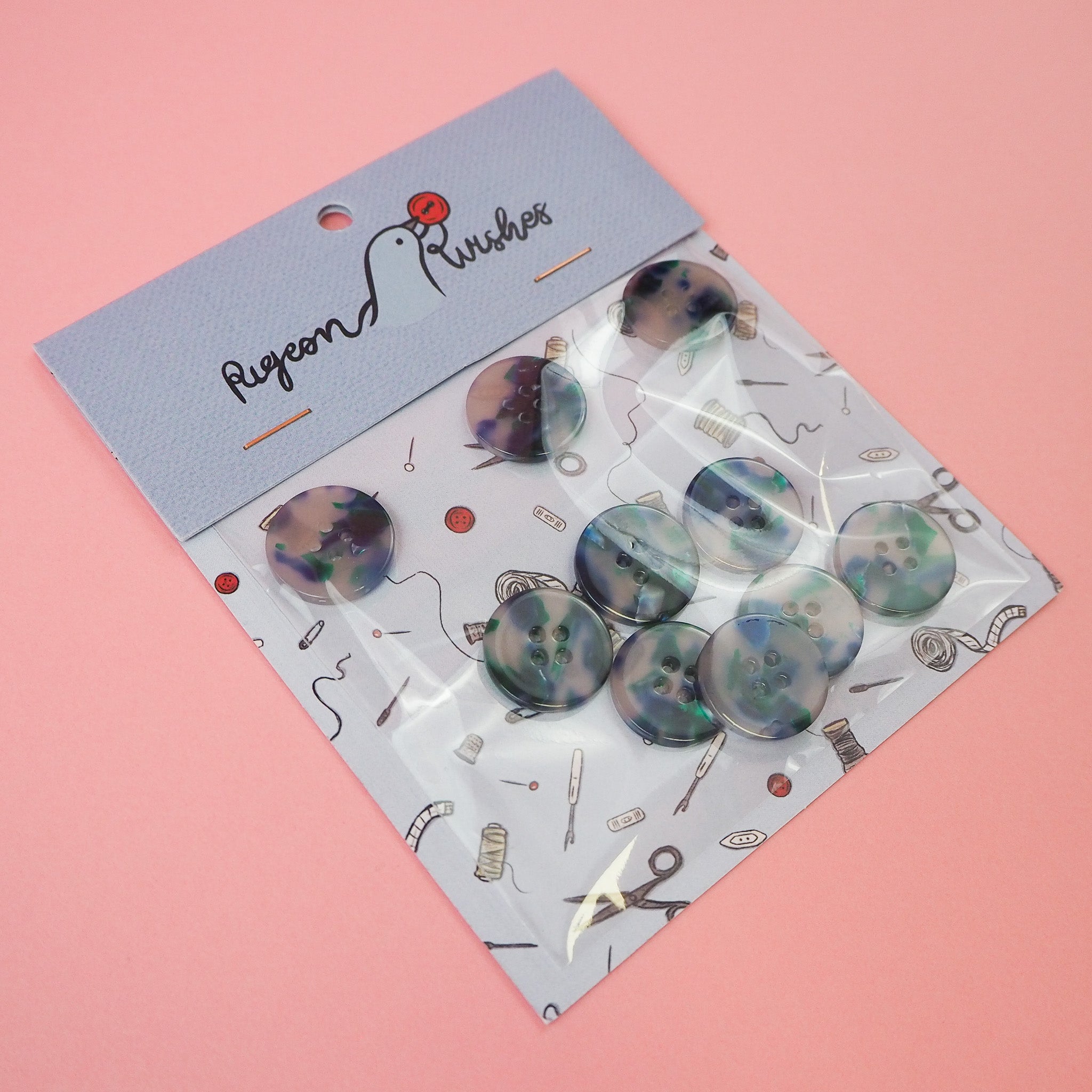 Sublime 20mm Buttons – Grid Fabrics