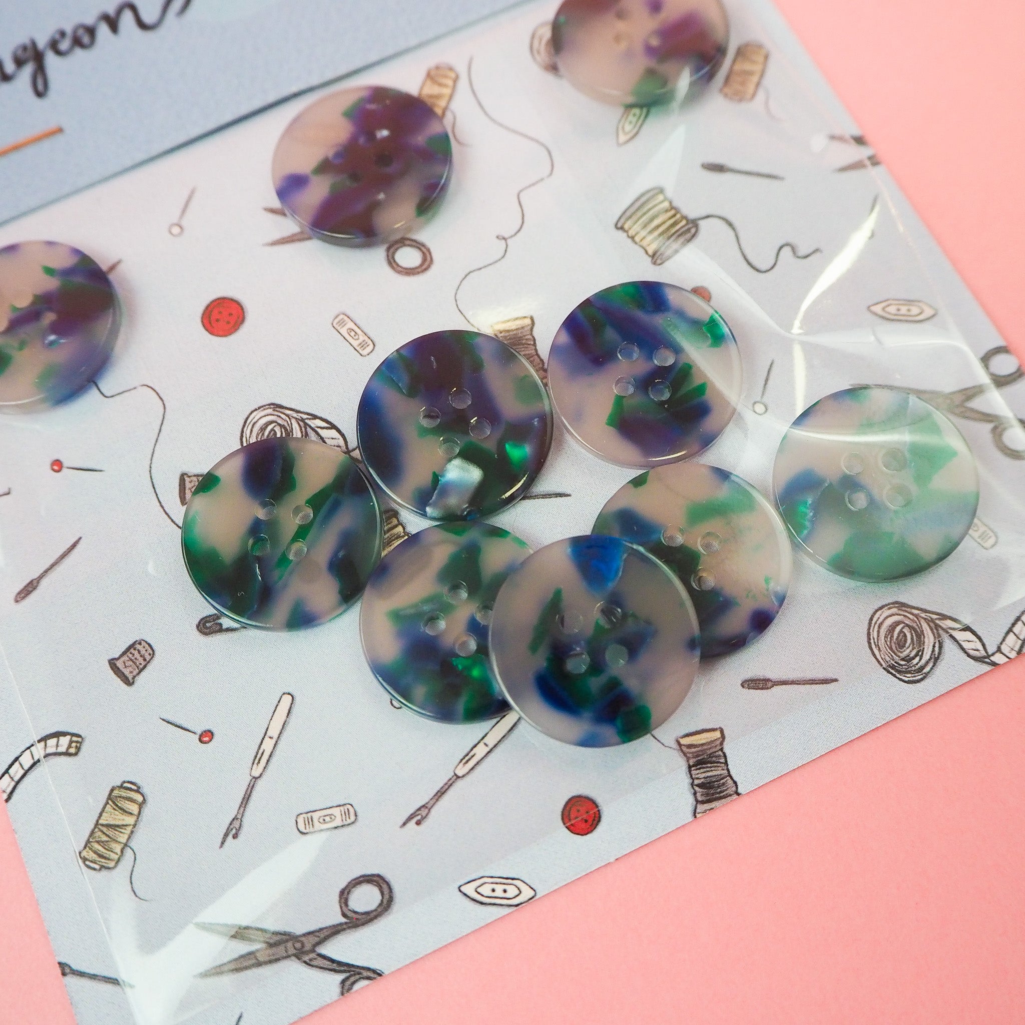 Sublime 20mm Buttons – Grid Fabrics