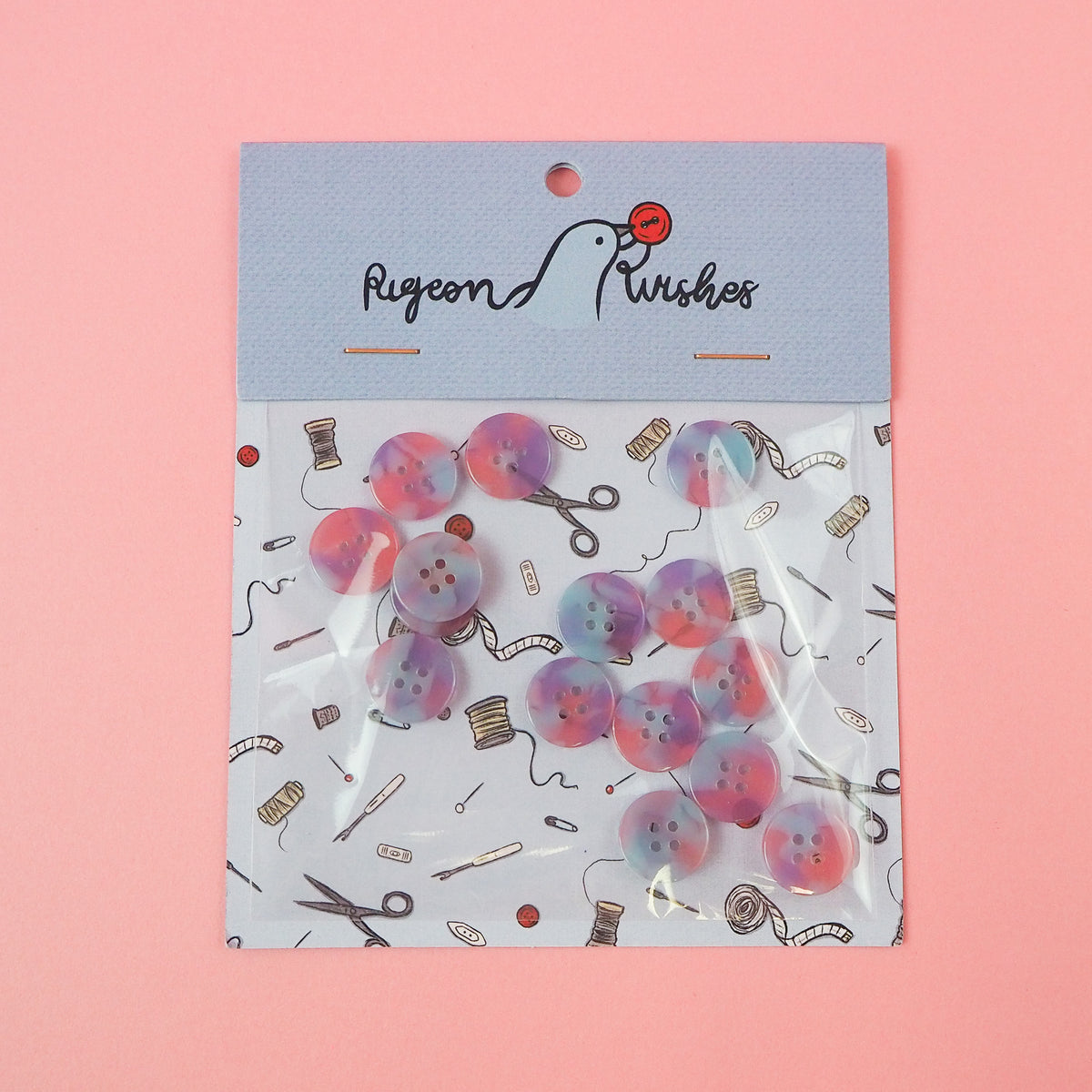 Day Dream 15mm Buttons – Grid Fabrics