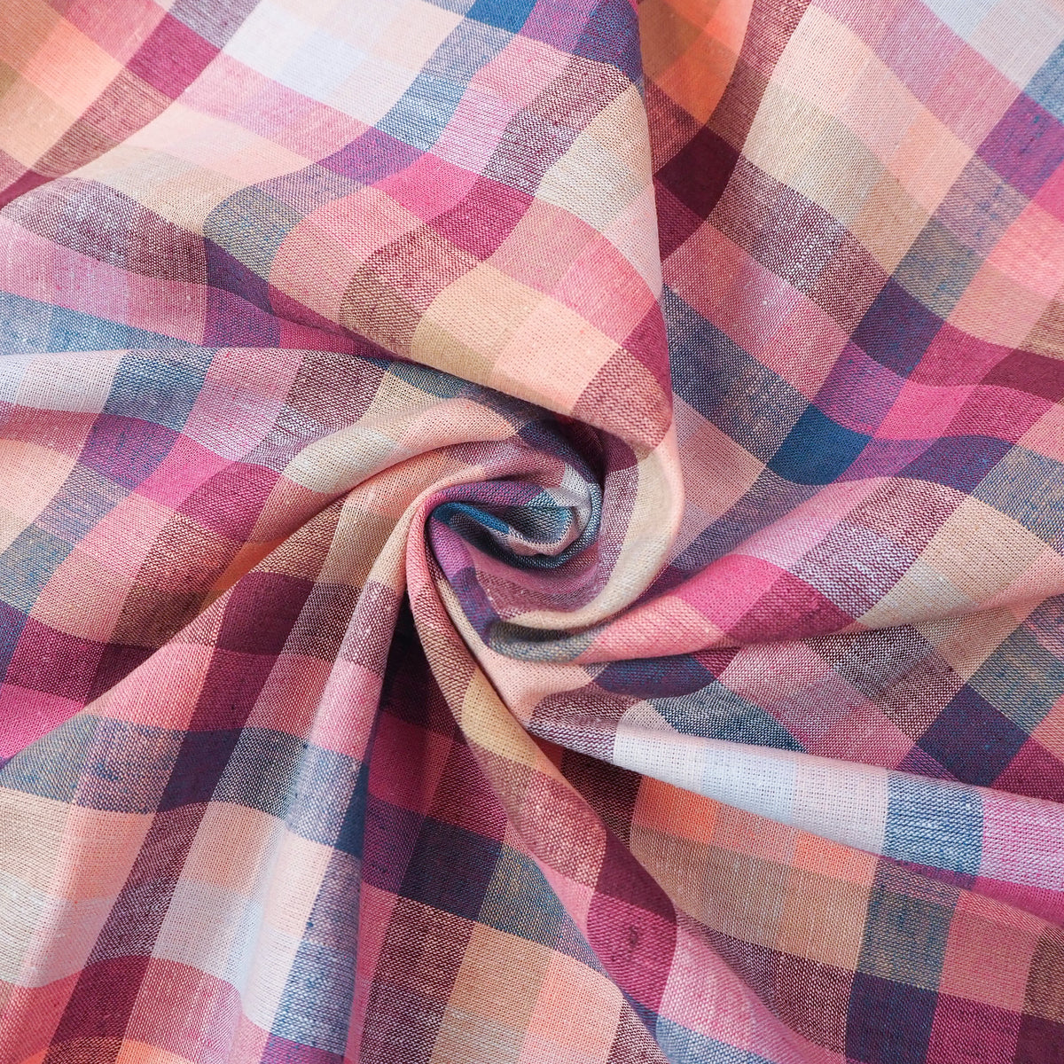 Estelle - Linen Cotton – Grid Fabrics