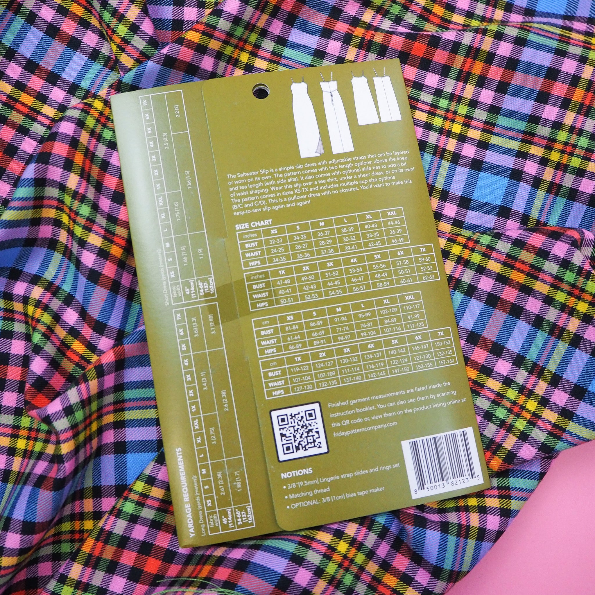 Saltwater Slip Paper Pattern - Friday Pattern Company – Grid Fabrics