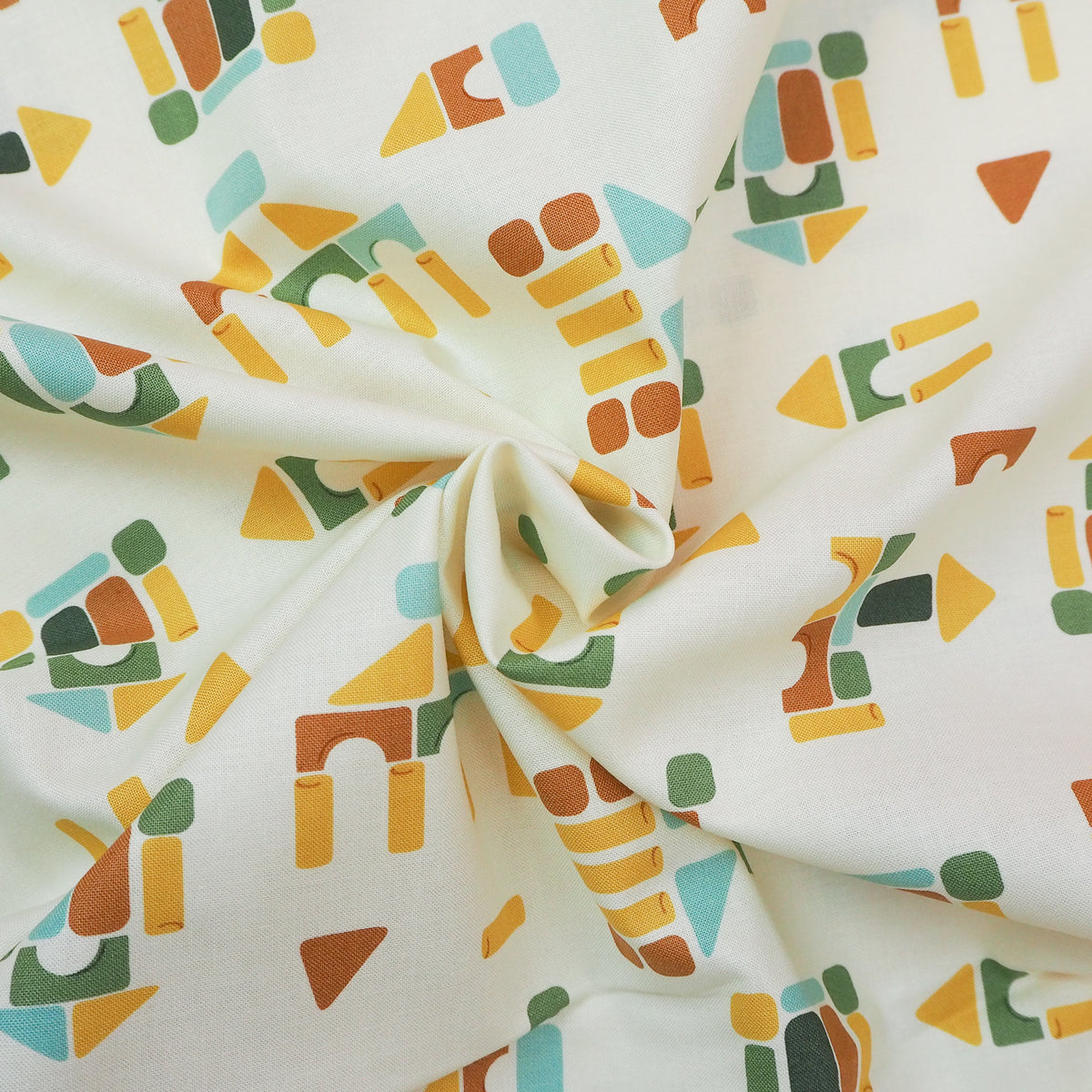 ABC XYZ Cream - Cotton – Grid Fabrics