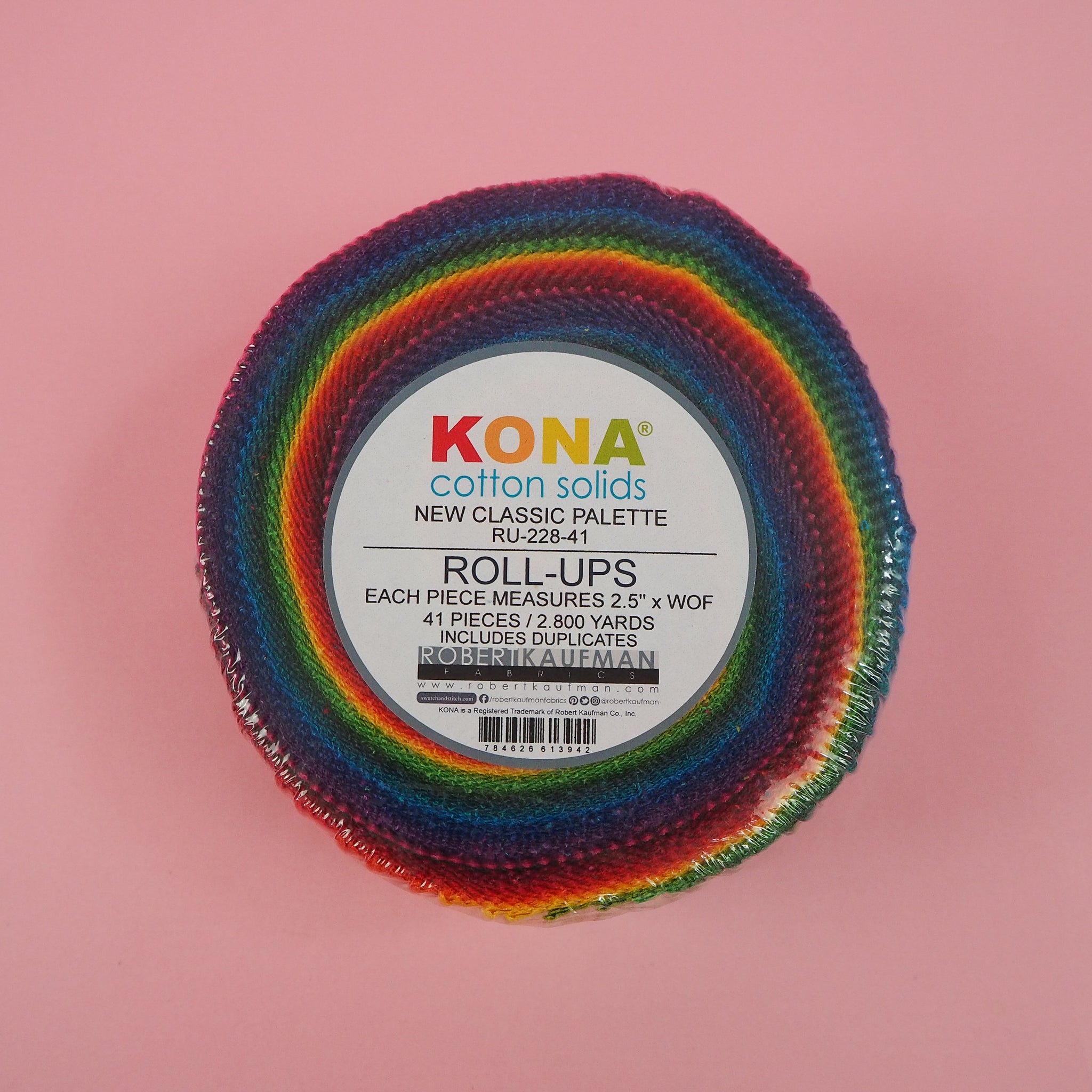 New Classic Rainbow - Jelly Roll – Grid Fabrics