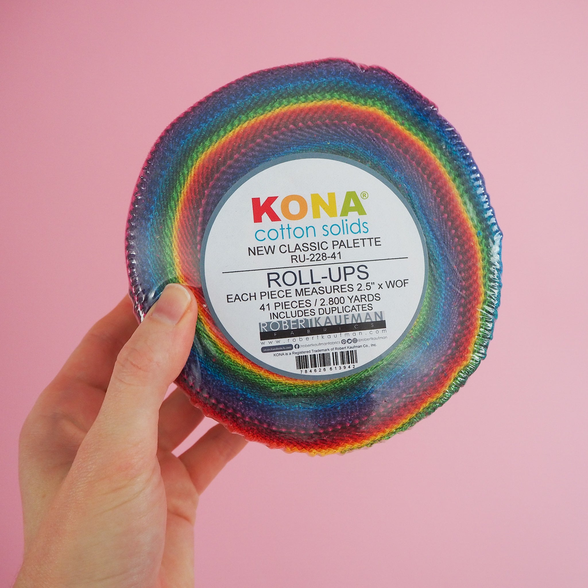 New Classic Rainbow - Jelly Roll – Grid Fabrics