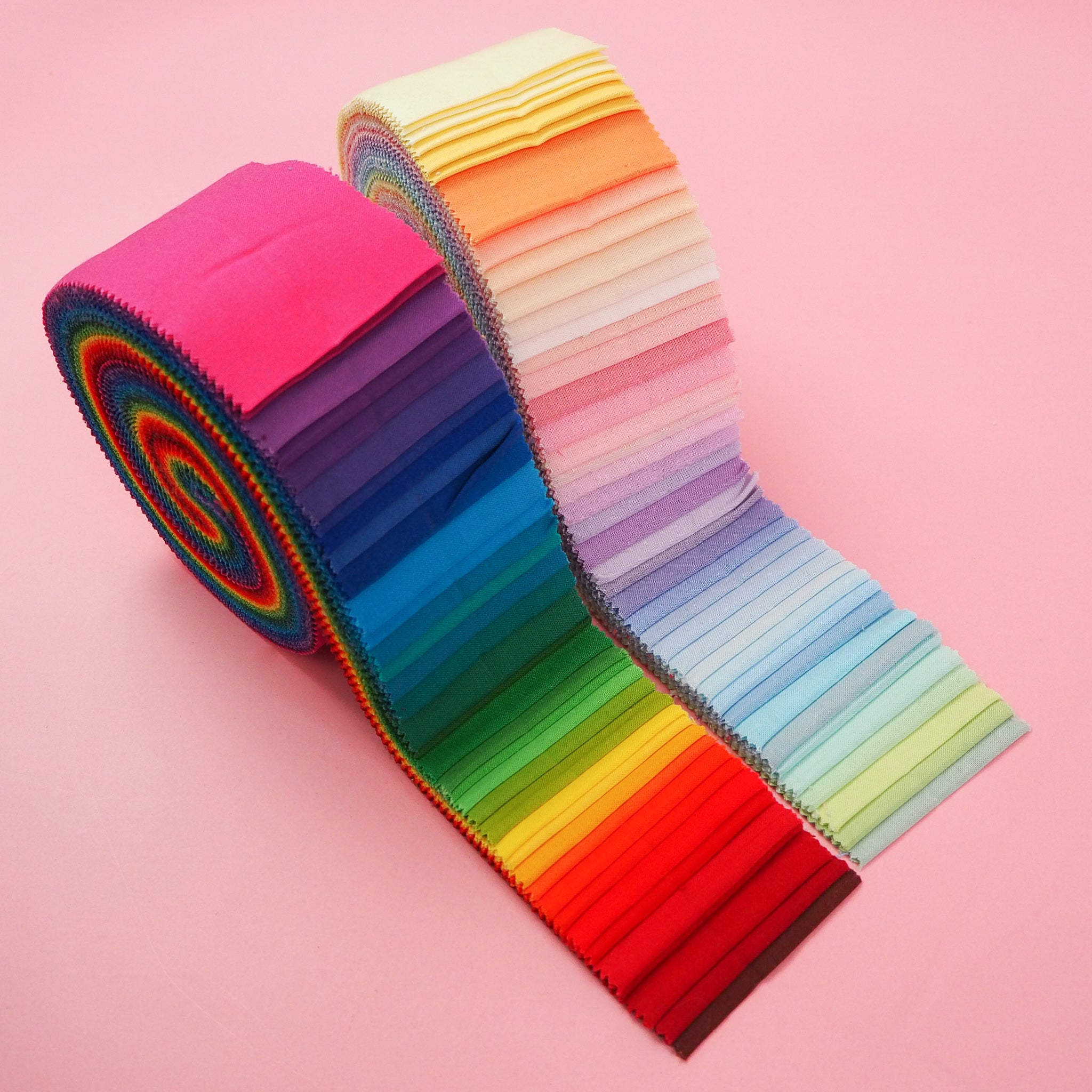 New Classic Rainbow - Jelly Roll – Grid Fabrics