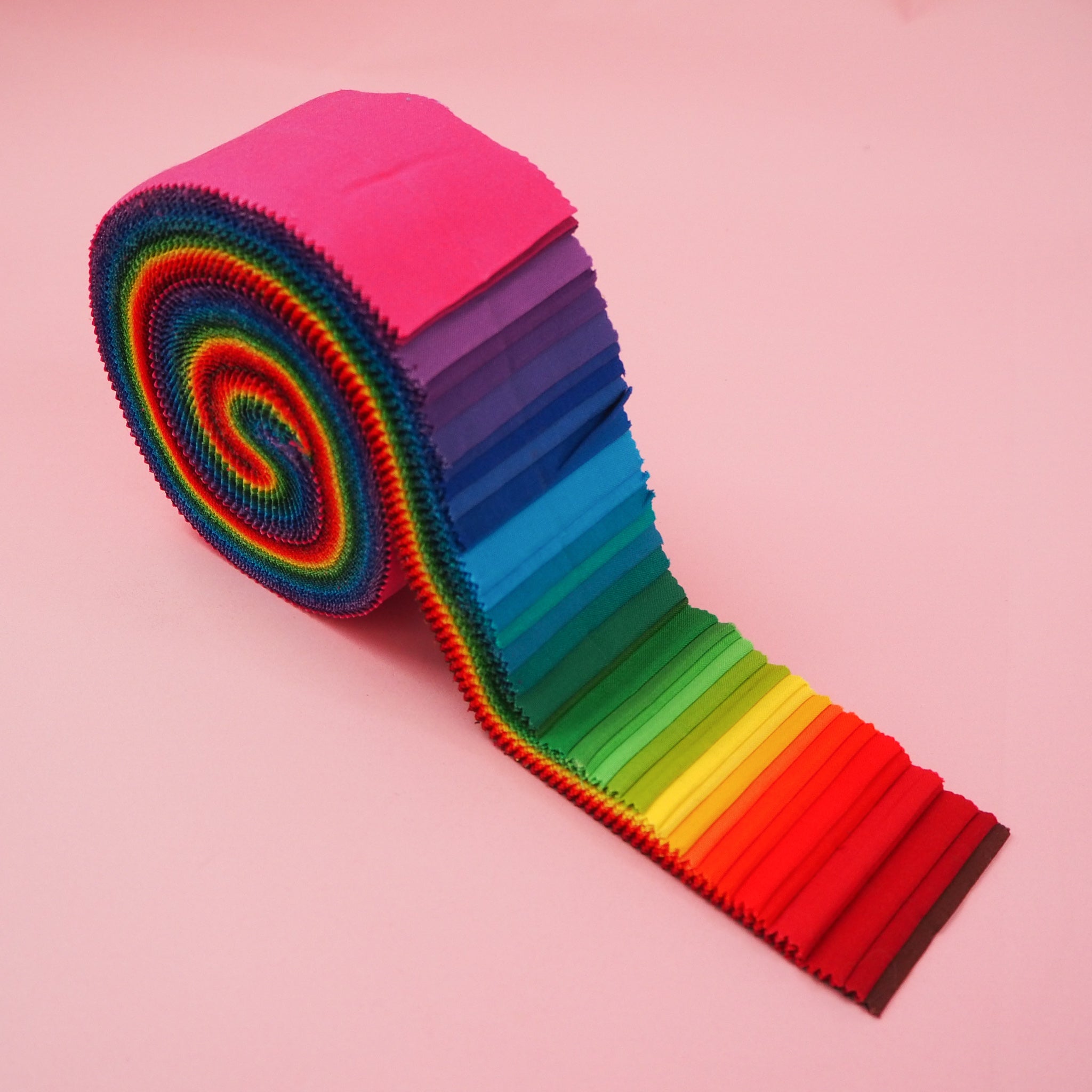 New Classic Rainbow - Jelly Roll – Grid Fabrics