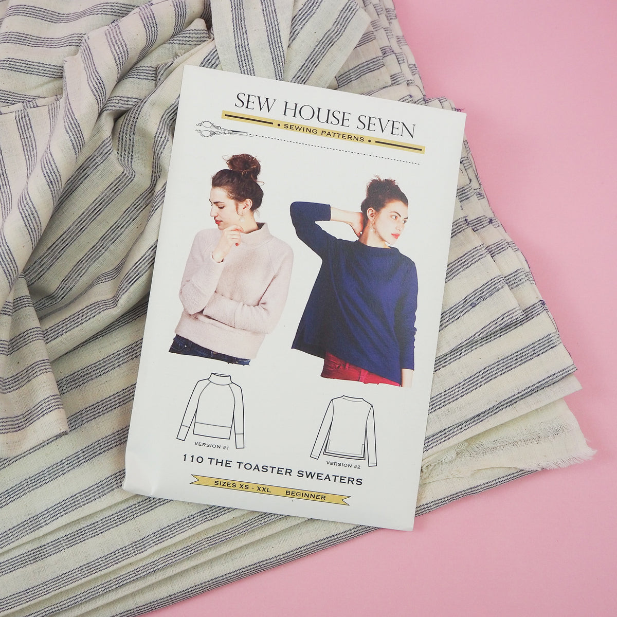 Toaster Sweaters 1 and 2 Paper Pattern - Sew House Seven – Grid Fabrics