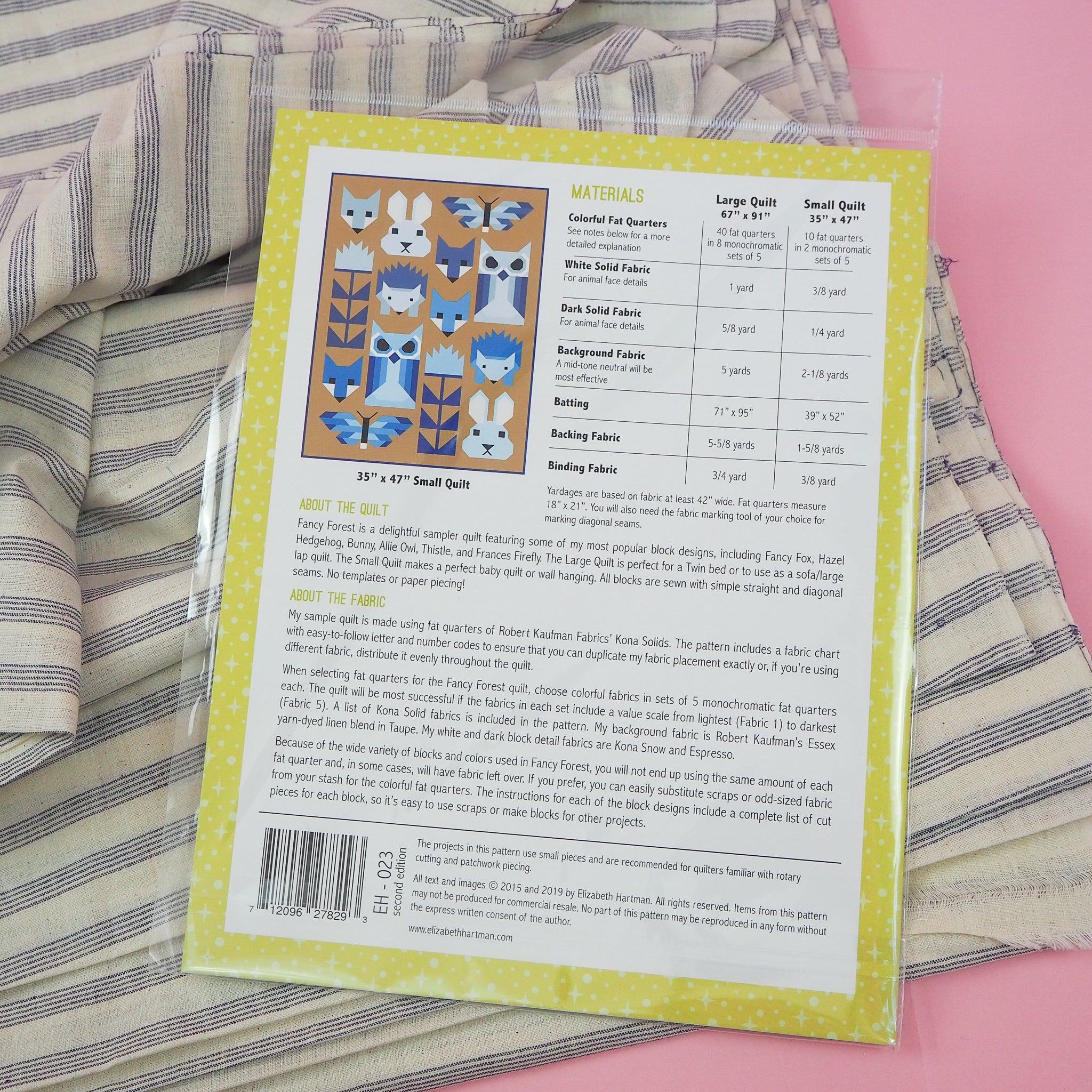 Fancy Forest Quilt Pattern Book - Elizabeth Hartman – Grid Fabrics