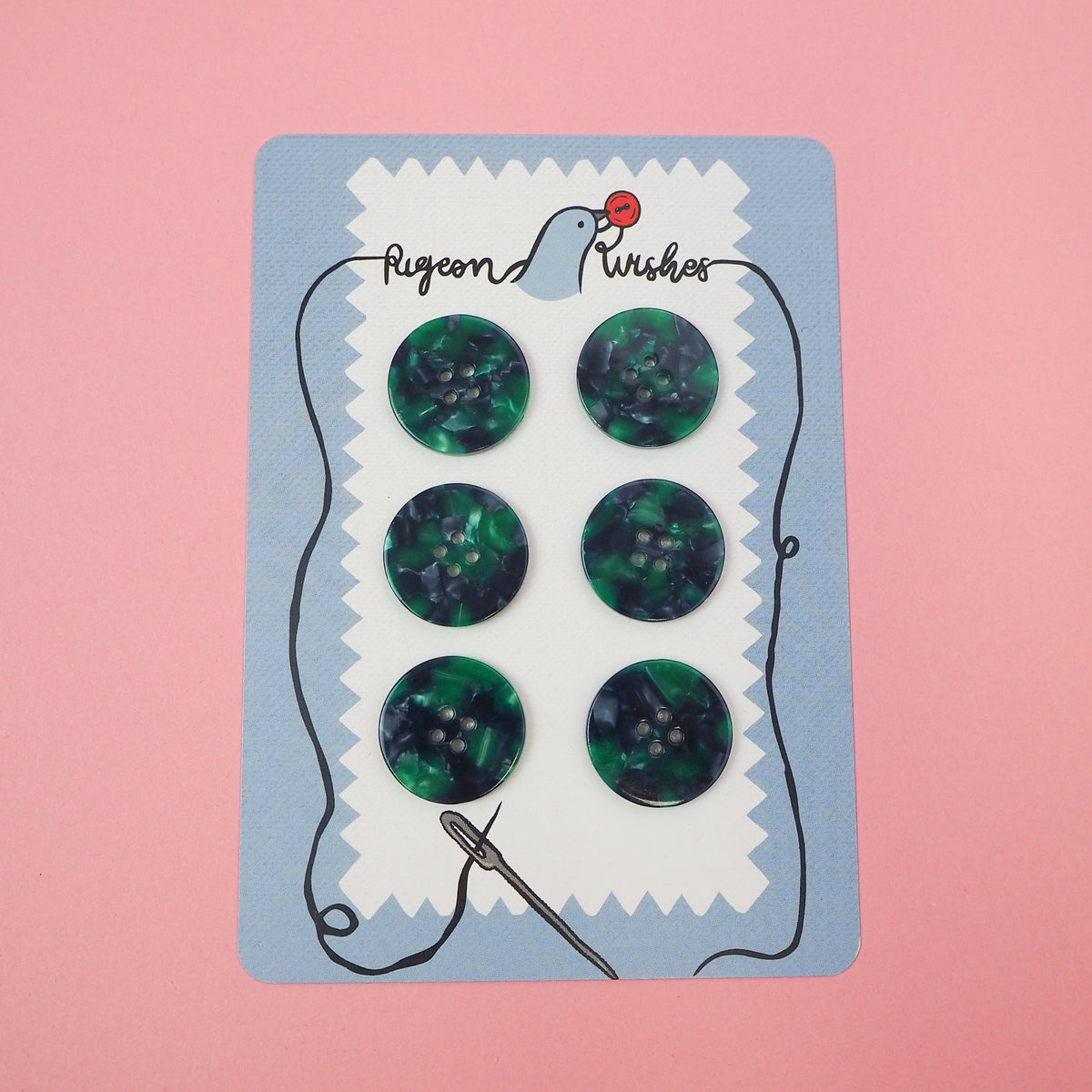 Wicked 25mm Buttons – Grid Fabrics