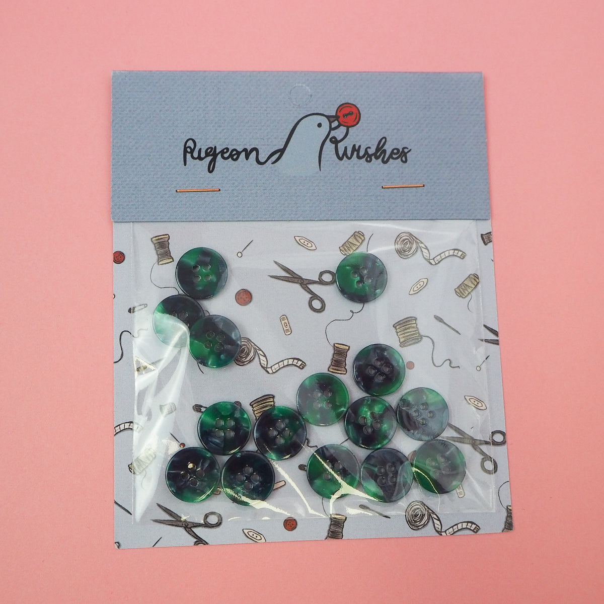 Wicked 15mm Buttons – Grid Fabrics