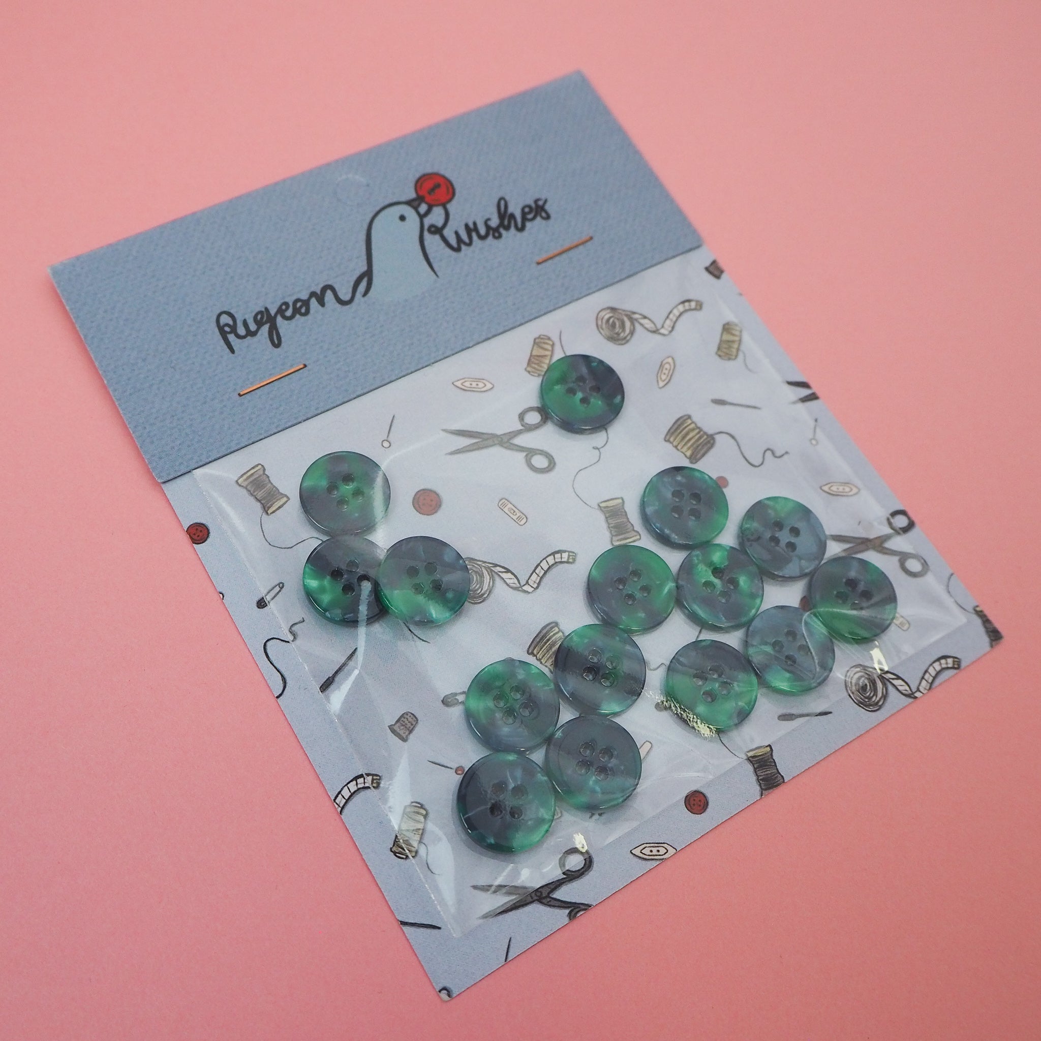 Wicked 15mm Buttons – Grid Fabrics