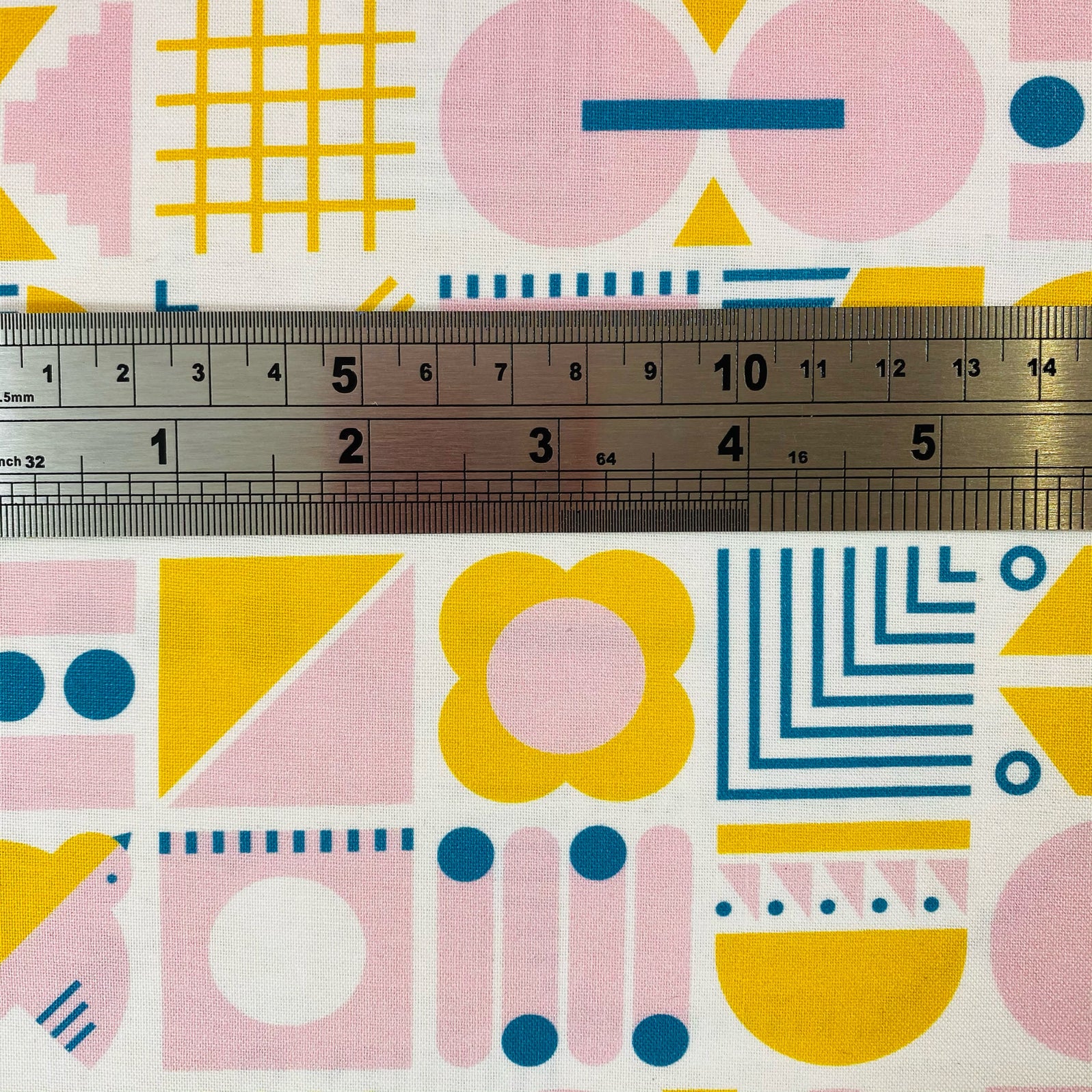Retro Rove Birds and Shapes - Cotton – Grid Fabrics