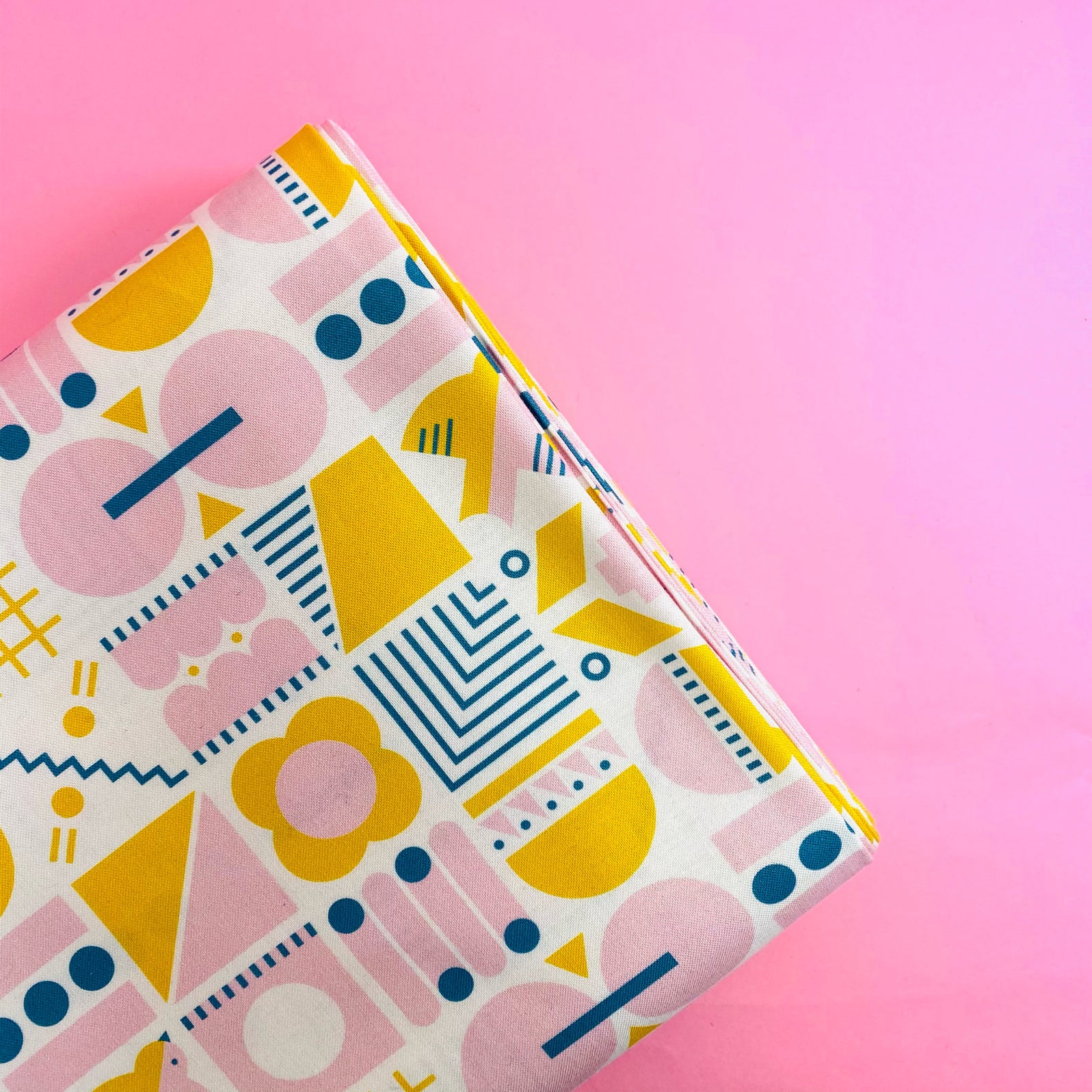 Retro Rove Birds and Shapes - Cotton – Grid Fabrics